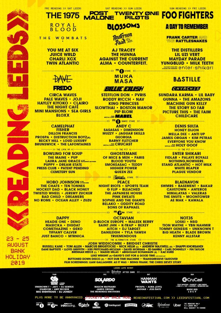 Further lineup additions to Reading and Leeds Festival - Summer ...
