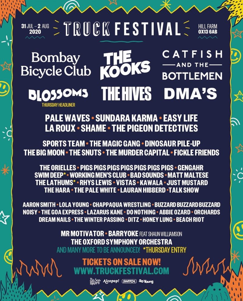 Truck Festival 2020 Lineup Announcement - Summer Festival Guide